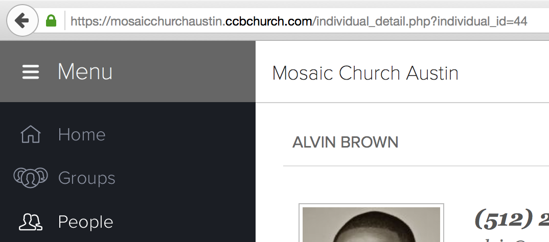 Retrieving individual activity attendance report - CCB Tutorials